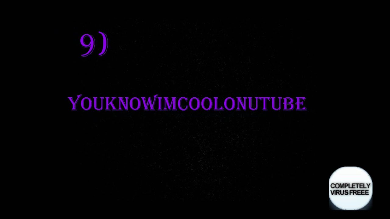 Cool (AVAILABLE) names for youtube account - YouTube