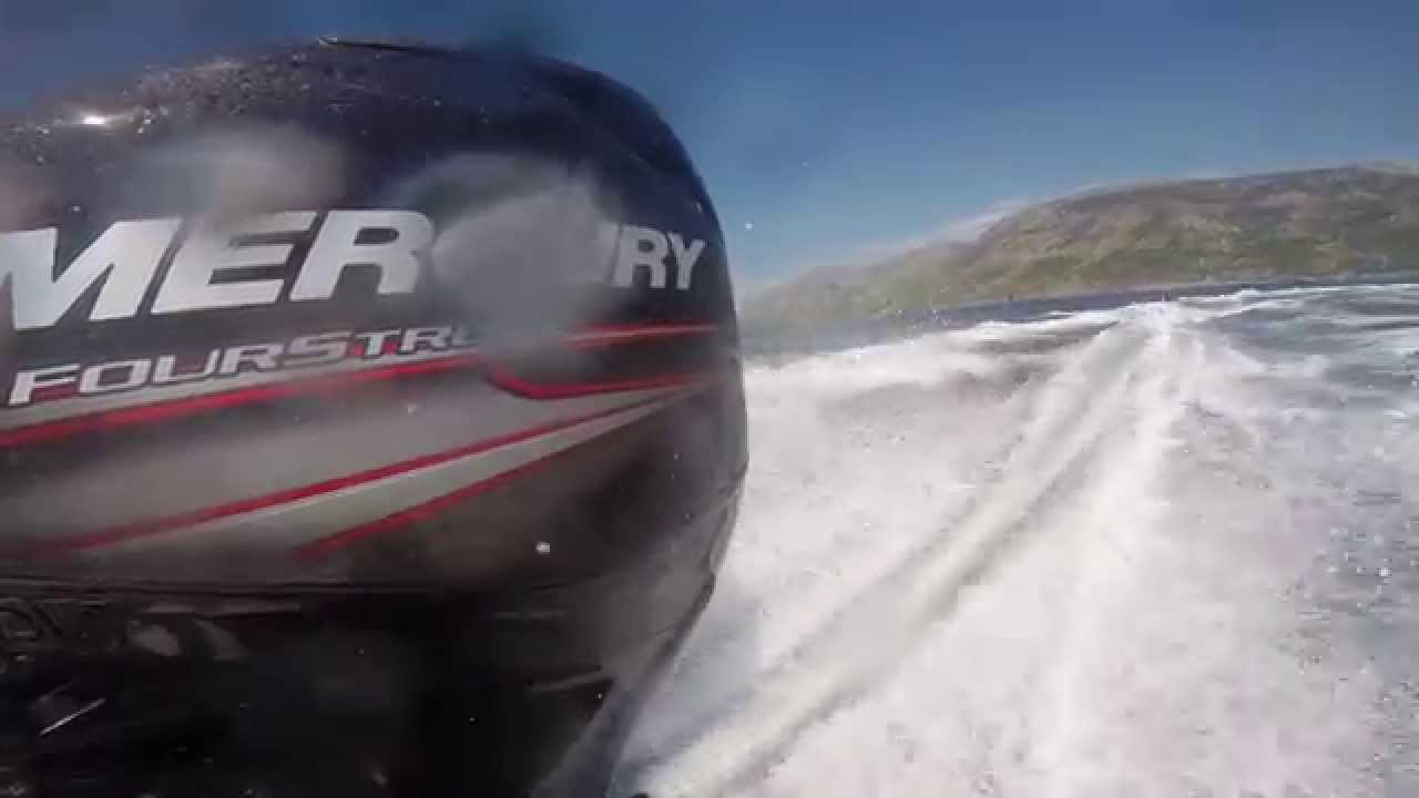 MERCURY F60 EFI 2013 + Trophy® Sport 4 blades + AM500 open - YouTube