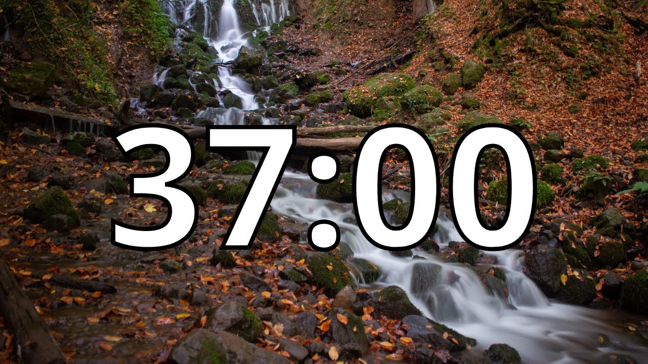 37 Minutes Autumn/Fall Countdown Timer With Music and Alarm (Simple ...