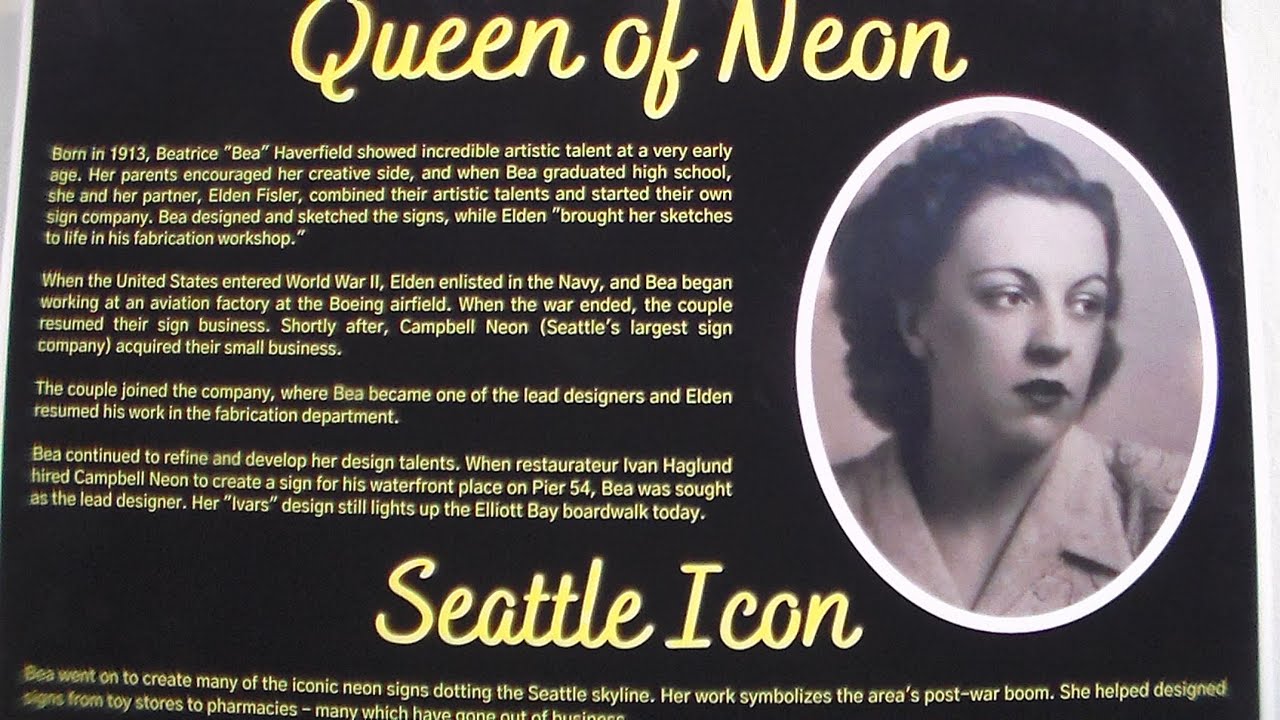 BEA HAVERFIELD /Queen of Neon exhibit /Pink Elephant car wash 2021 ...