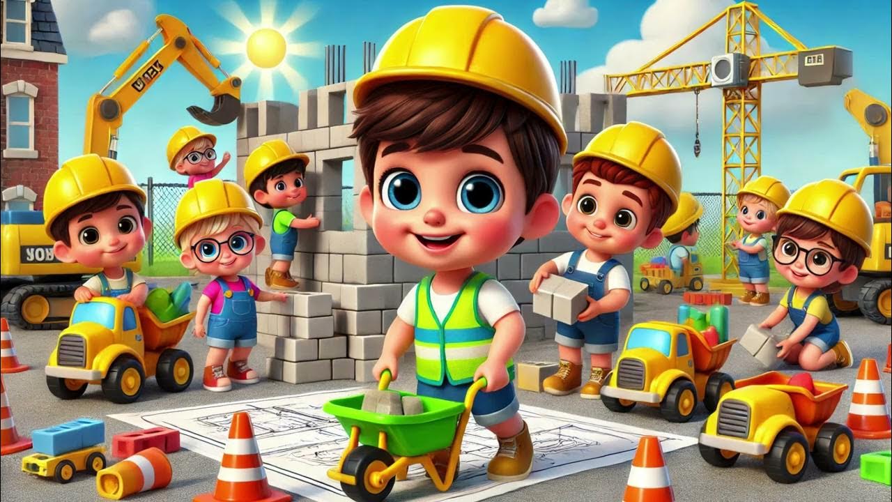 🚧👷‍♂️ The Ultimate Construction Site Crew Adventure! 🚜🏗️|Nursery Rhymes ...