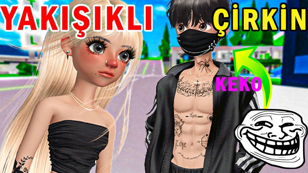 KEKO ÇOCUK BENİ OKULDA POPÜLER YAPTI TROLLEDİM😂💅SESLİ(Brookhaven 🏡Rp ...