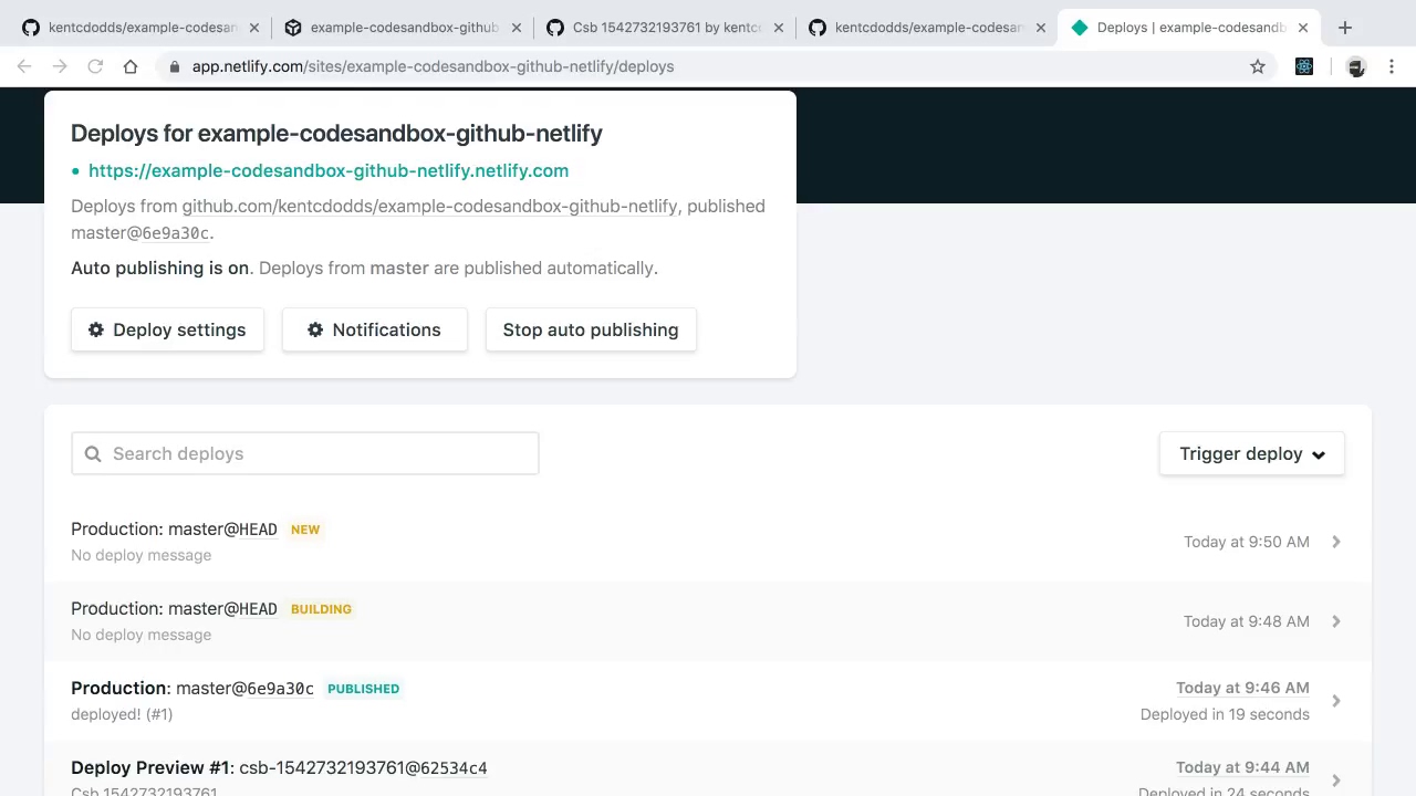 From codesandbox ️ github ️ netlify (No downloads required!) - YouTube