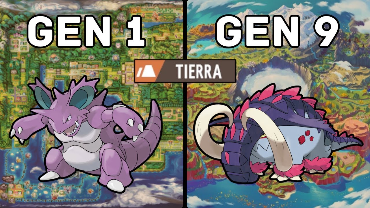 TOP 3 MEJORES POKÉMON TIPO TIERRA DE CADA GENERACIÓN - YouTube