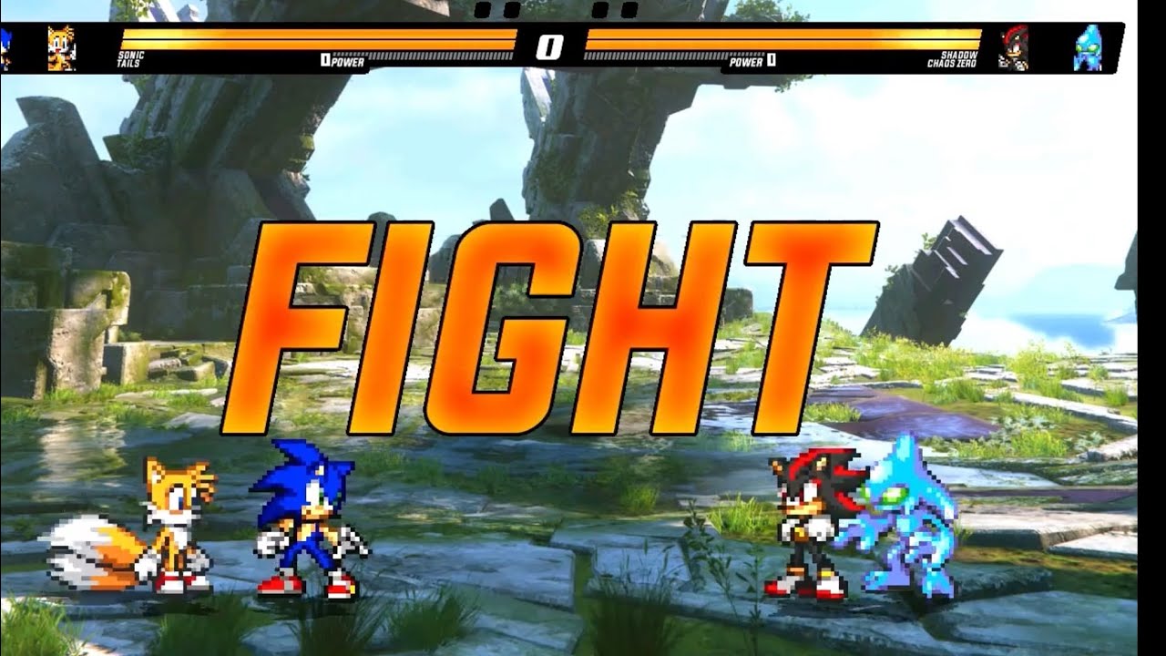 Sonic Battle MUGEN Fights: Ep 8 - Sonic(+Forms) + Tails vs Shadow(+Forms) + Chaos! - YouTube