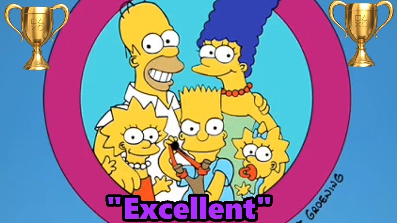 The Simpsons Arcade Game "Excellent" Trophy (Attempt) - YouTube