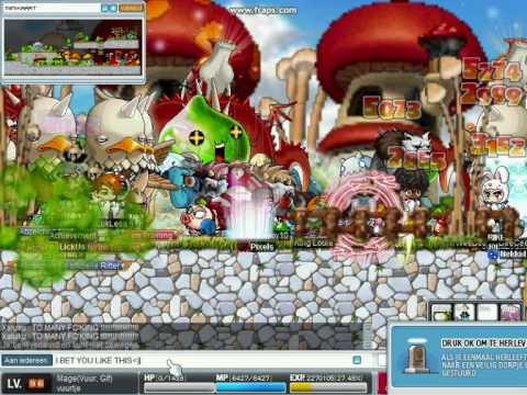 maplestory monster invasion henesys. - YouTube