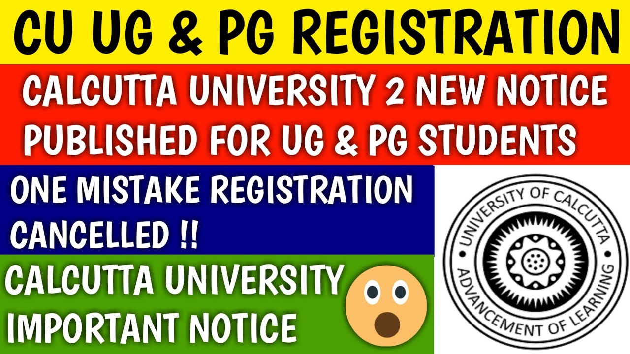 CALCUTTA UNIVERSITY BIG UPDATE | calcutta university | cu ug ...