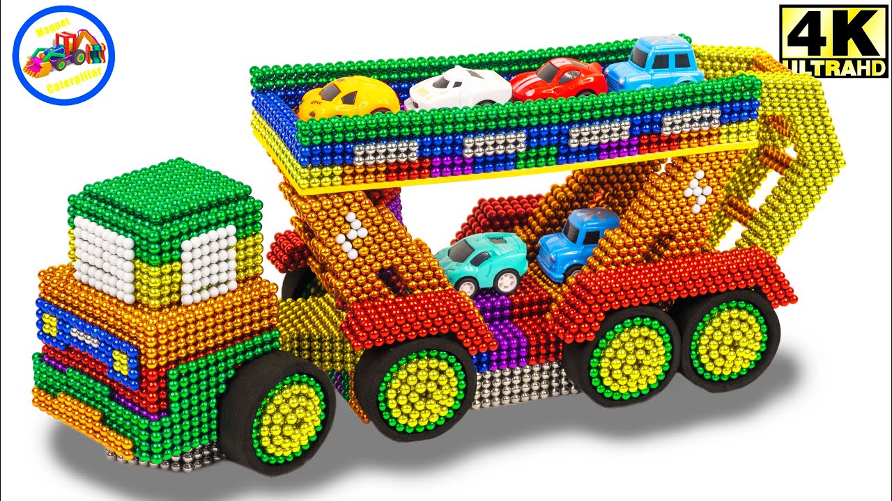 Magnet Challenge - How To Build a Transport Car Truck Using Magnetic ...