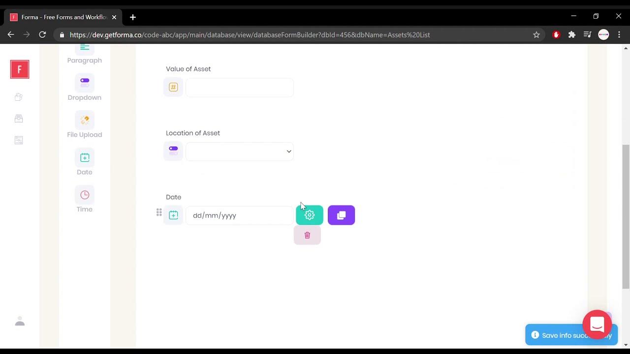 Forma Database Builder Tutorial - YouTube
