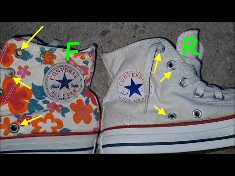 Real vs fake converse mid sneakers. How to spot fake Converse All Star ...