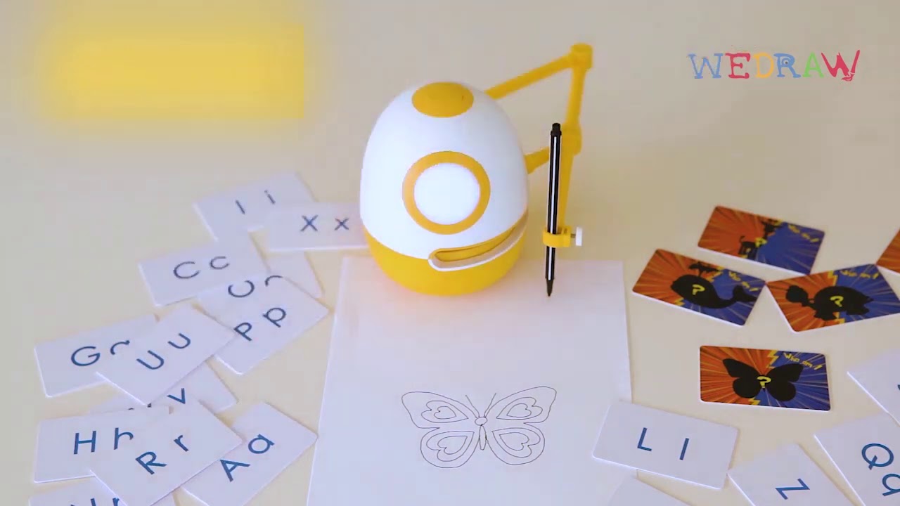 WeDraw Eggy Educational Drawing Robot - Learning Lettering - YouTube