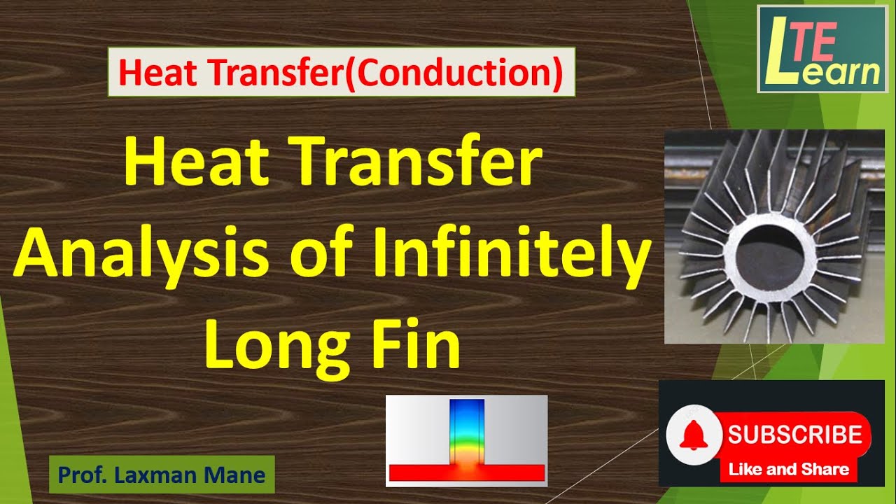 Heat Transfer Analysis of Infinitely Long Fin - YouTube