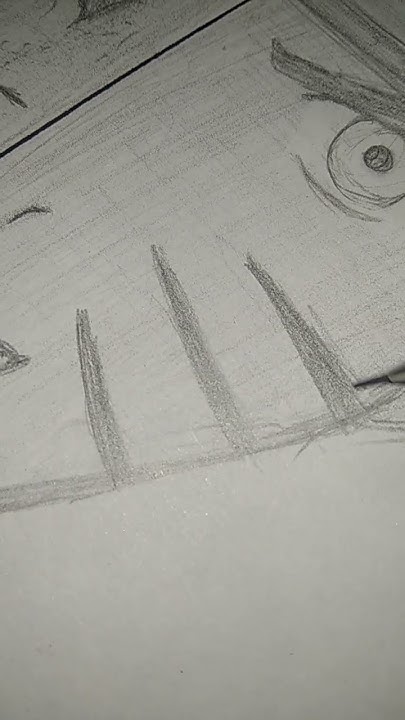 Drawing Naruto And Kurama Split Drawing Short Shorts Naruto Youtube