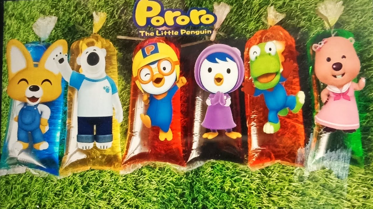 Pororo || Bermain Air Warna-Warni Bersama Pororo, Crong, Patty, Loopy ...