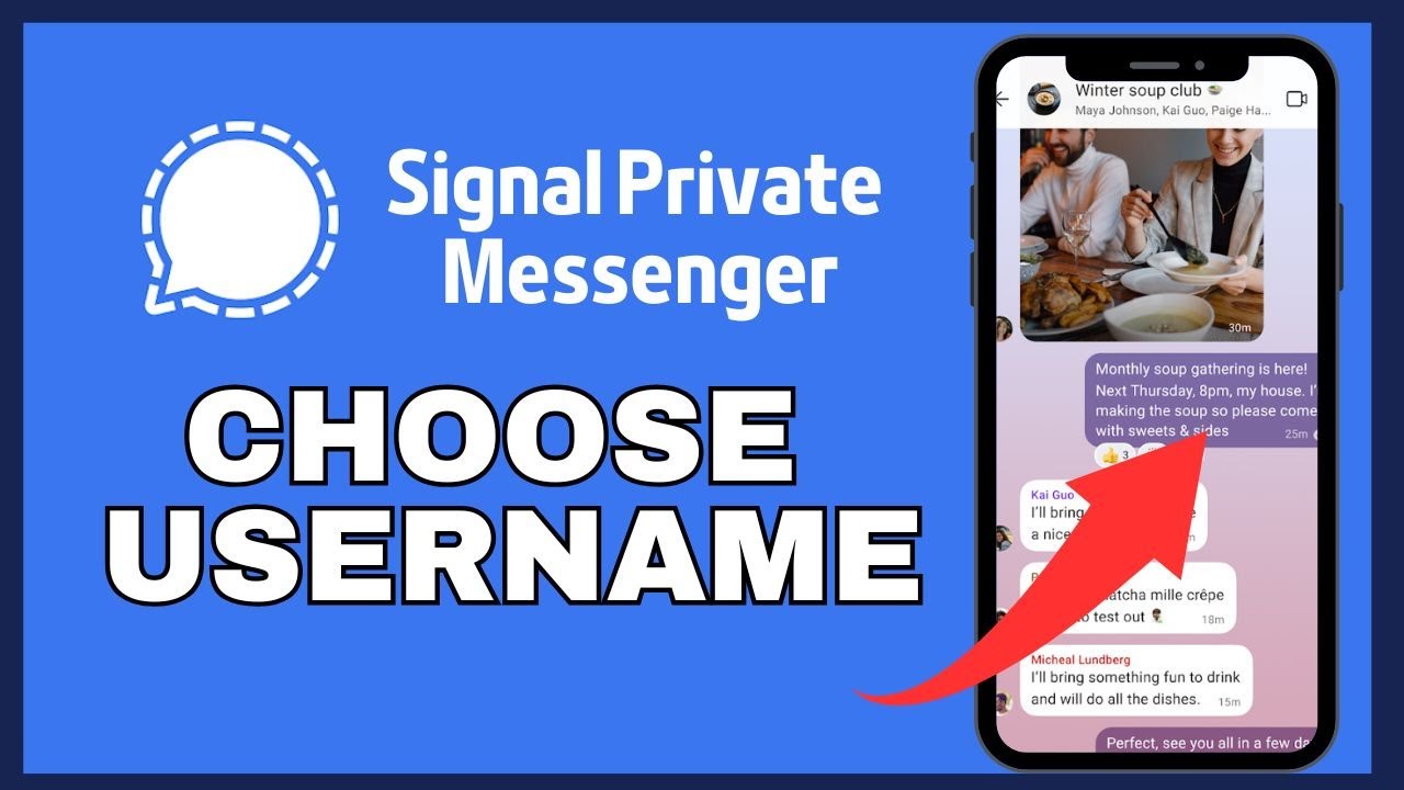 How to Choose Username in Signal 2024? - YouTube