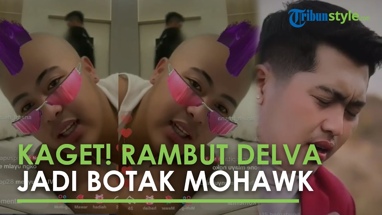 KAGET! Model Rambut Delva Berubah Drastis Jadi Botak Mohawk, Yakin ...