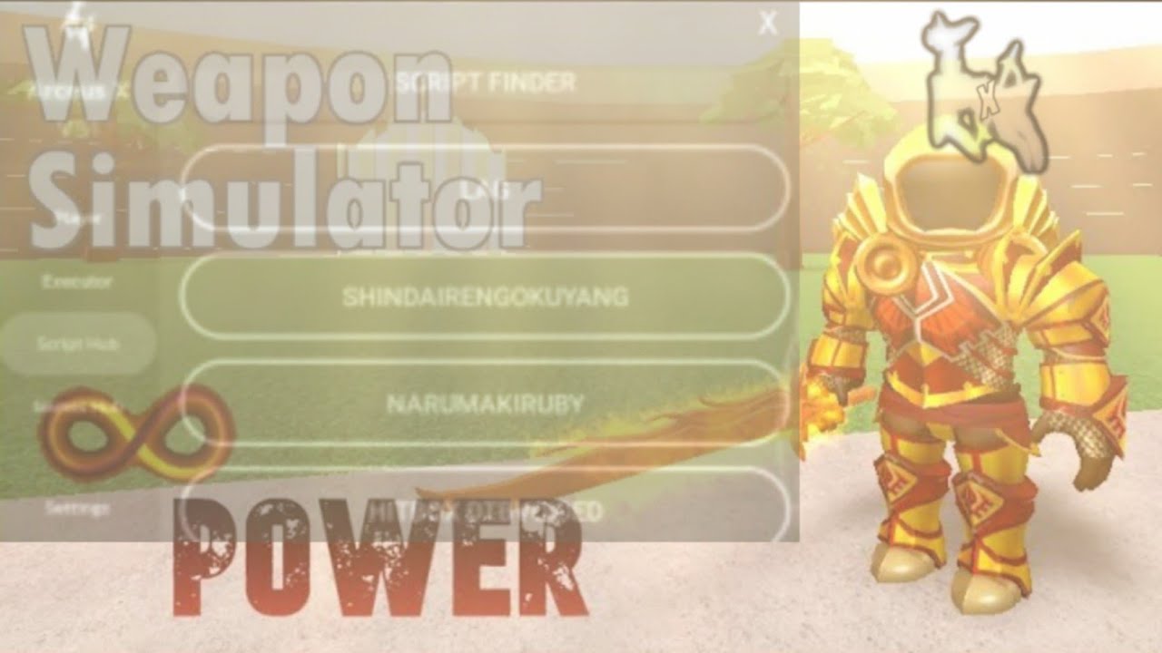 Weapon Simulator 2 |Arceus X Script| - YouTube