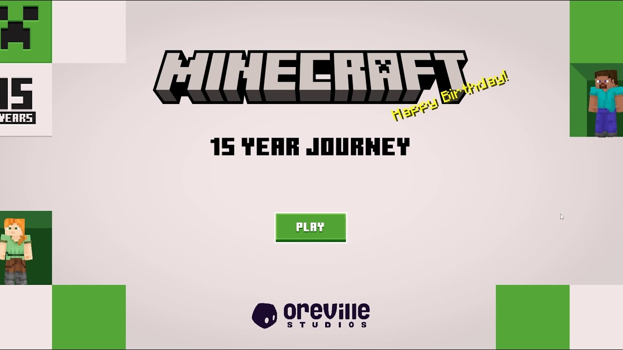 Minecraft 15 Year Journey - YouTube