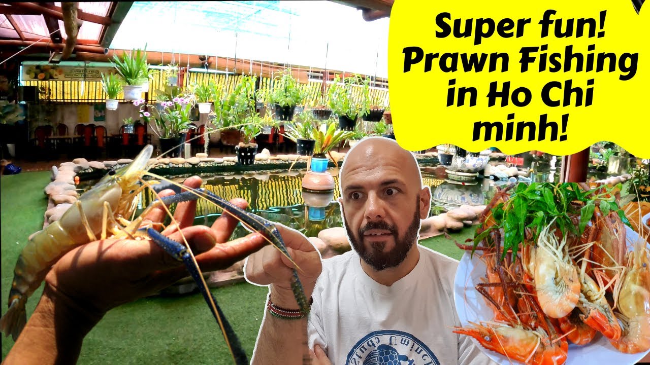 Things to do in Vietnam: Prawn fishing in Ho Chi Minh, Binh Thanh - YouTube