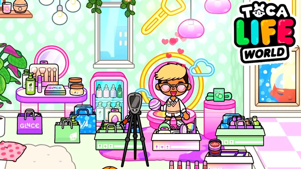 GET GLOSSY Get ready to glow! 💅 GET GLOSSY TRAILER Toca Life World🤩🤩🤑 ...