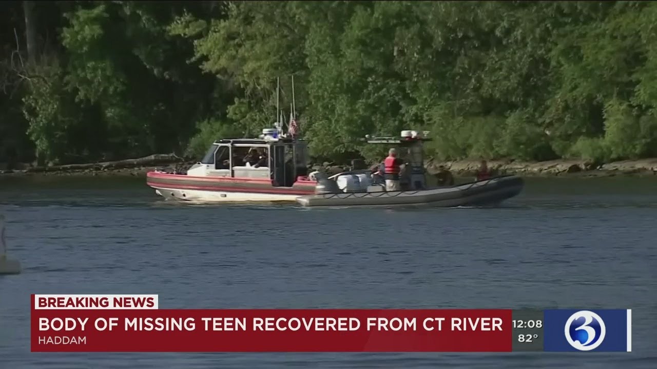 Video: Crews recover body of teen who went missing in Connecticut River ...