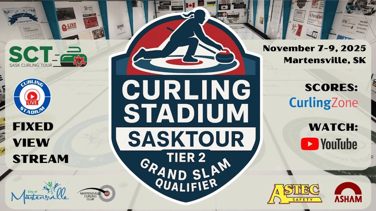 Nancy Martin vs. Mandy Selzer - Draw 2 - Curling Stadium SaskTour Tier ...