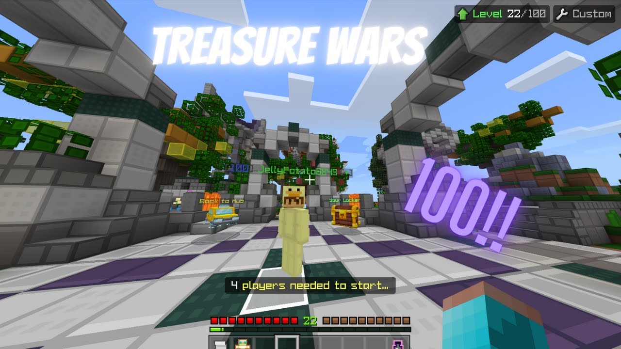 Getting to LEVEL 100 in Treasure Wars! (Hive) - YouTube