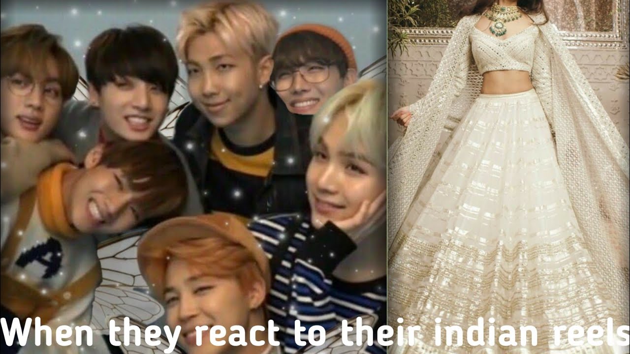 BTS FF ( when they react to their indian reels ) #bts #btsff #ff #taeff ...