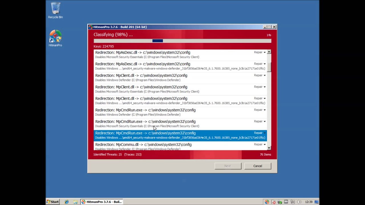 HitmanPro rescues anti-virus programs from malware attack - YouTube