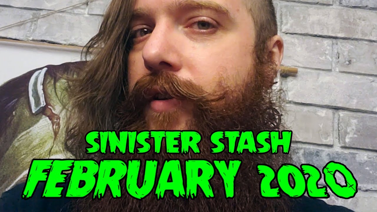 Sinister Stash - February 2020 - Order of Monsters Beard Club - YouTube