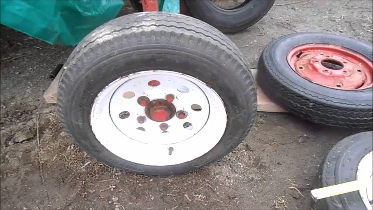 Do 12 Inch Trailer Rims Fit on a Farmall Cub Tractor ? - YouTube