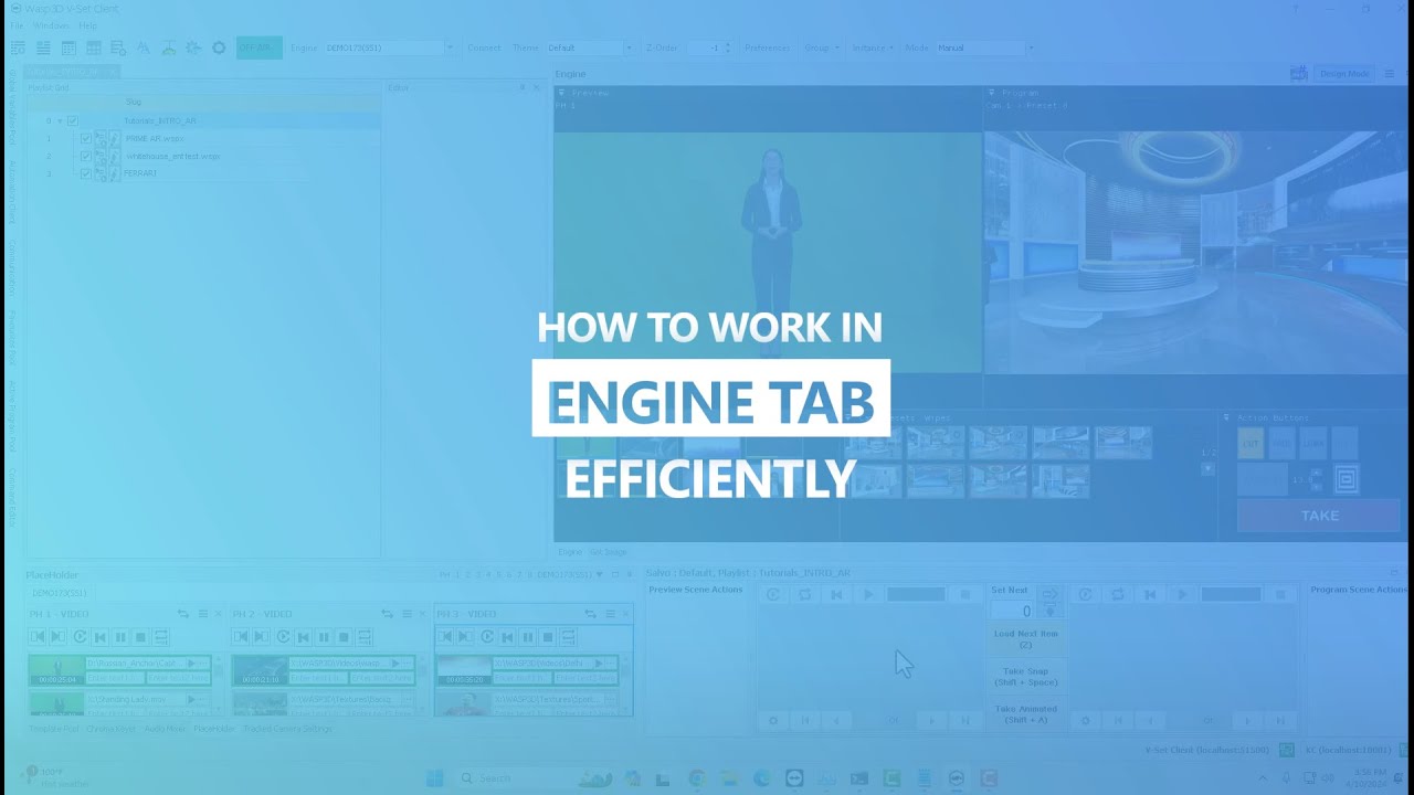 All-in-One Interface- Engine Tab for easy Virtual Production | Virtual ...