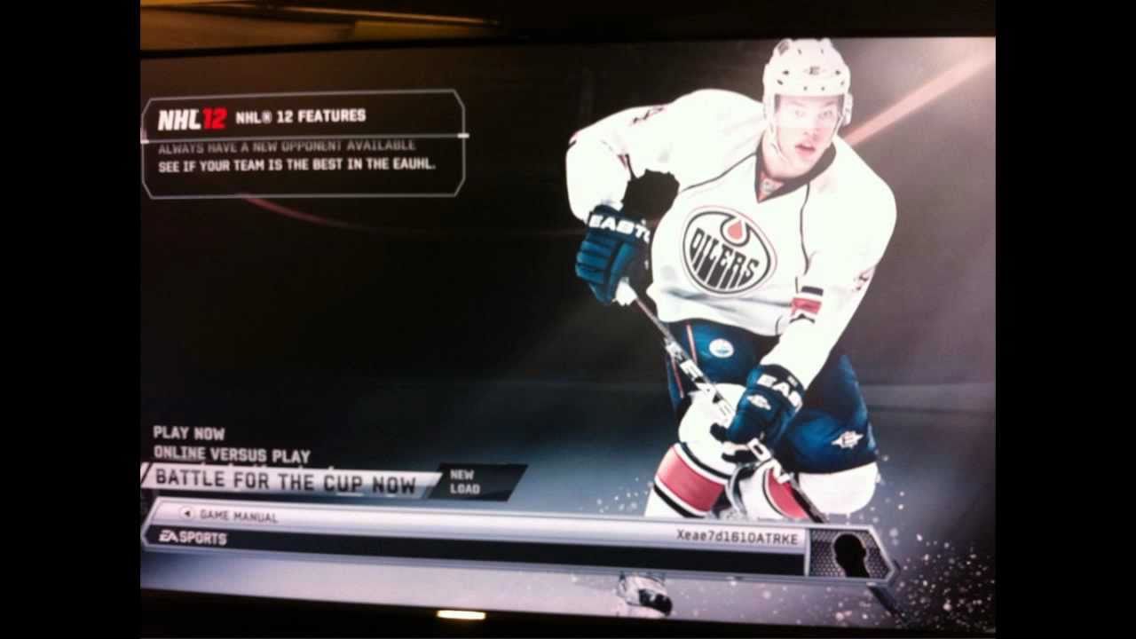 NHL 12: In-Game Menus!!! - YouTube