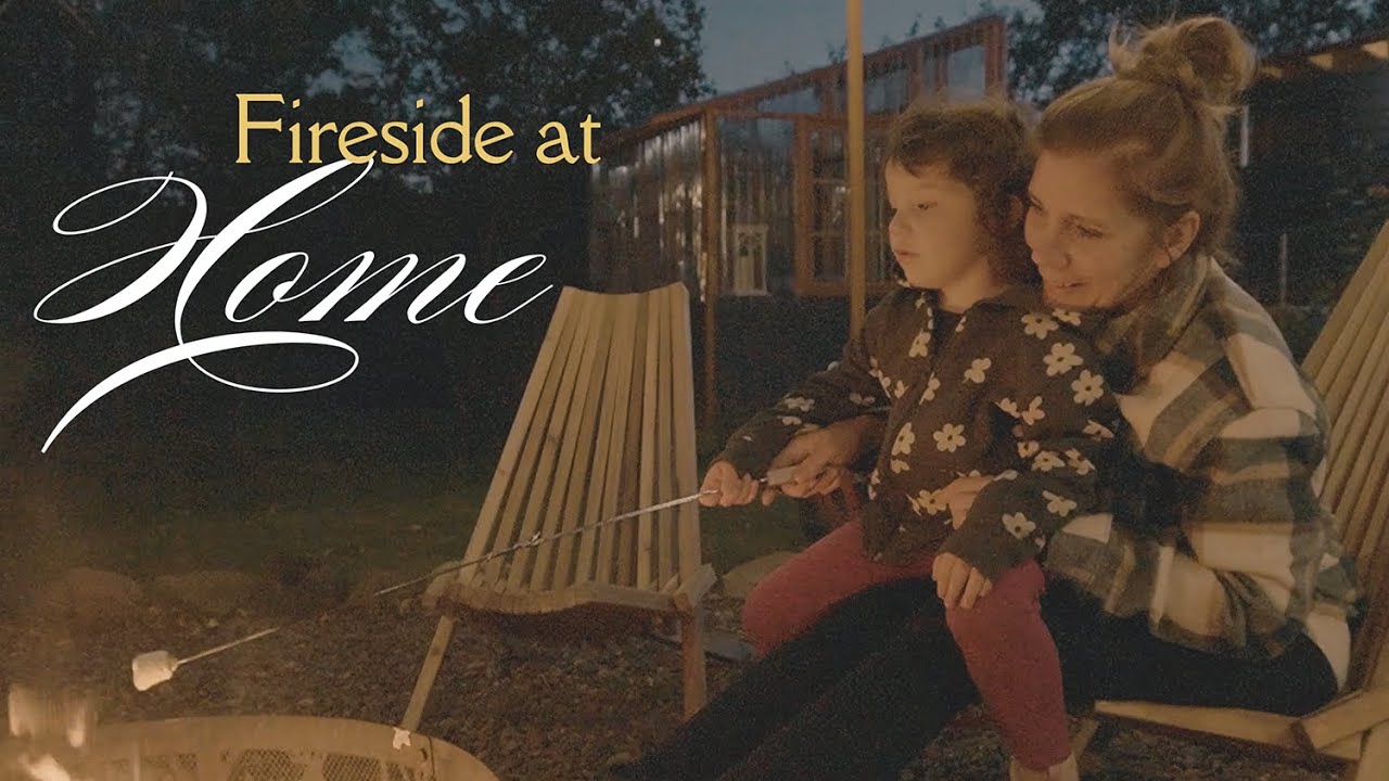 Fireside at Home in the Fall - YouTube