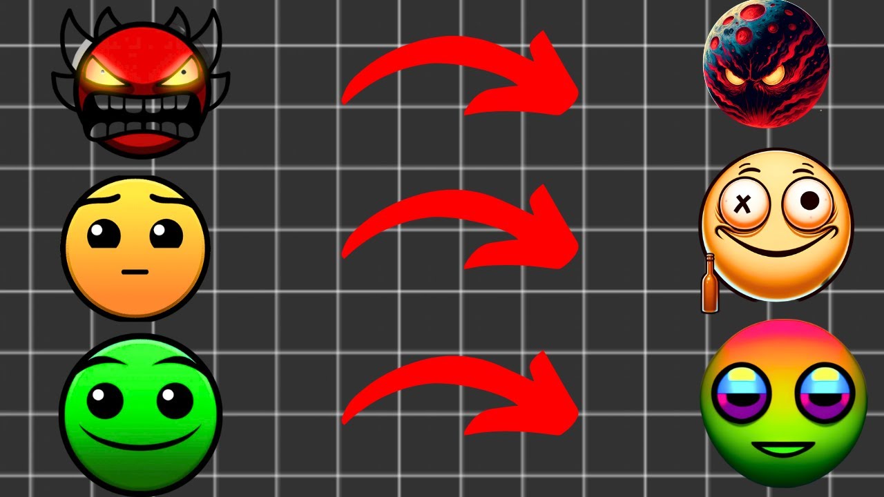🔥🗿 FIRE IN THE HOLE MIX VIDEO REVERSE AND TRANSFORM TO. Geometry dash ...
