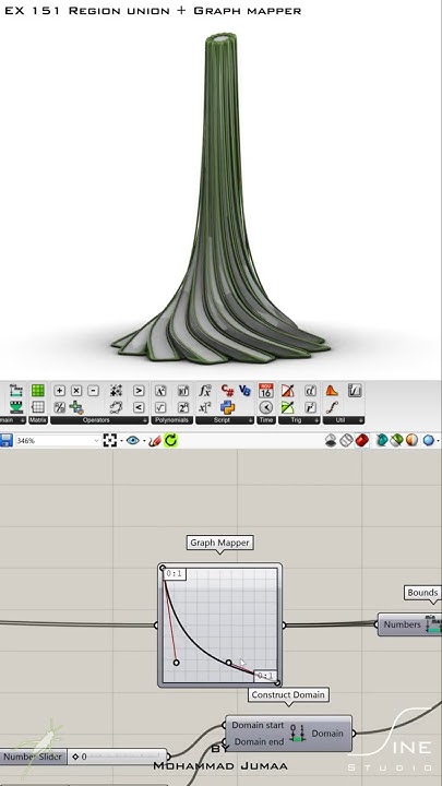 Grasshopper - EX 151 - Region union + Graph mapper - YouTube