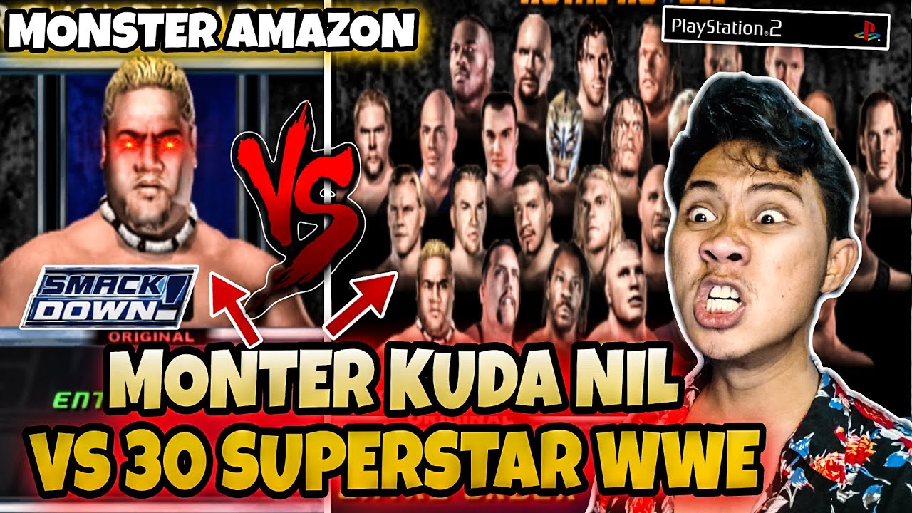 MONSTER KUDA NIL VS 30 SUPERSTAR WWE DIFFICULTY SMACKDOWN ‼️ ROYAL ...
