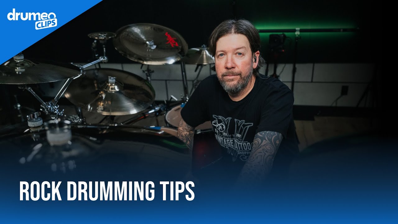 Creed Drummer Shares Rock Drumming Tips - YouTube
