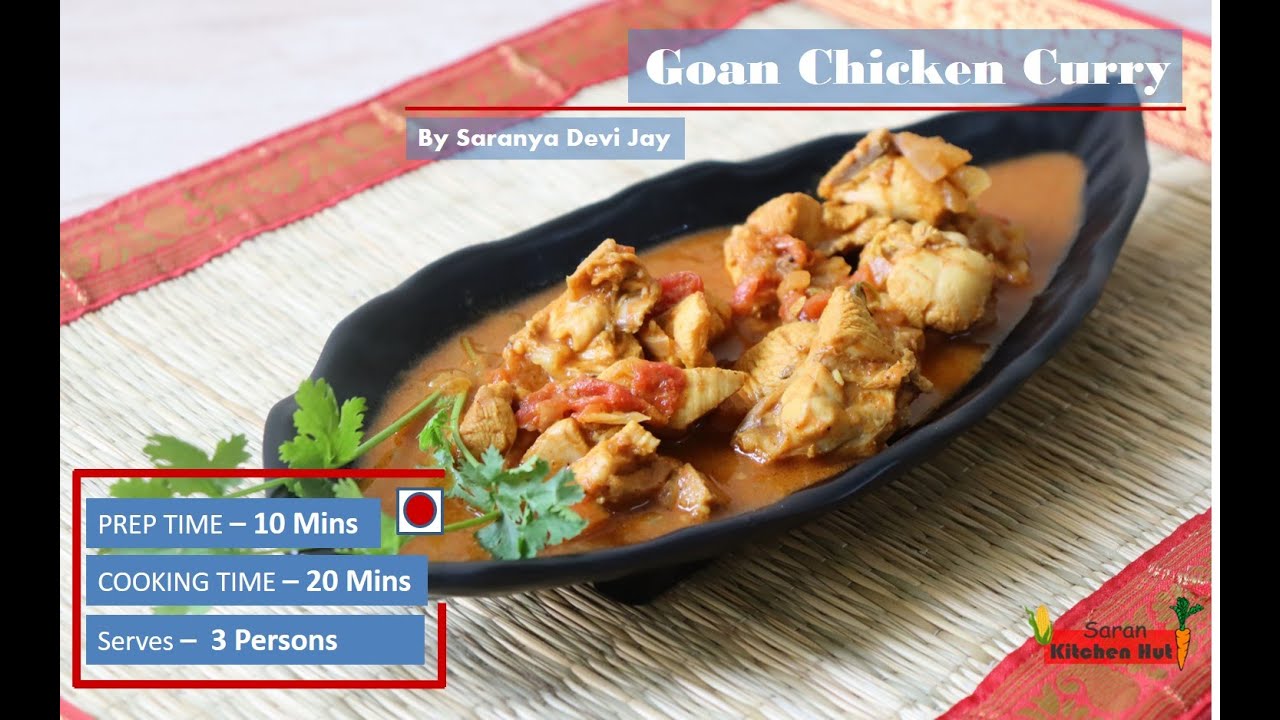 Goan Chicken Curry - Goa Recipe - YouTube