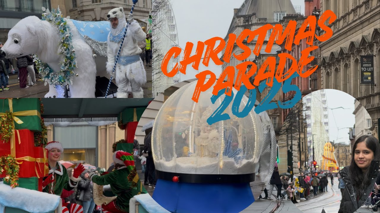 Manchester Christmas Parade 2025! Watch the full 4K || Santa, giant ...