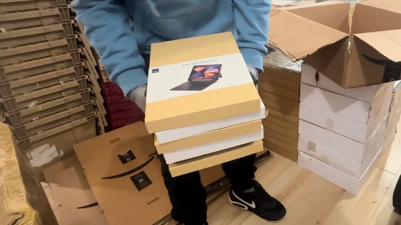 Amazon Pallet Unboxing! This One Did Not Disappoint! - YouTube