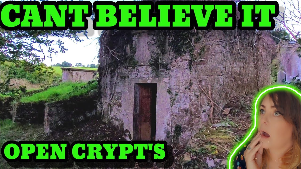 Can't believe it, open crypts and tombs here - YouTube