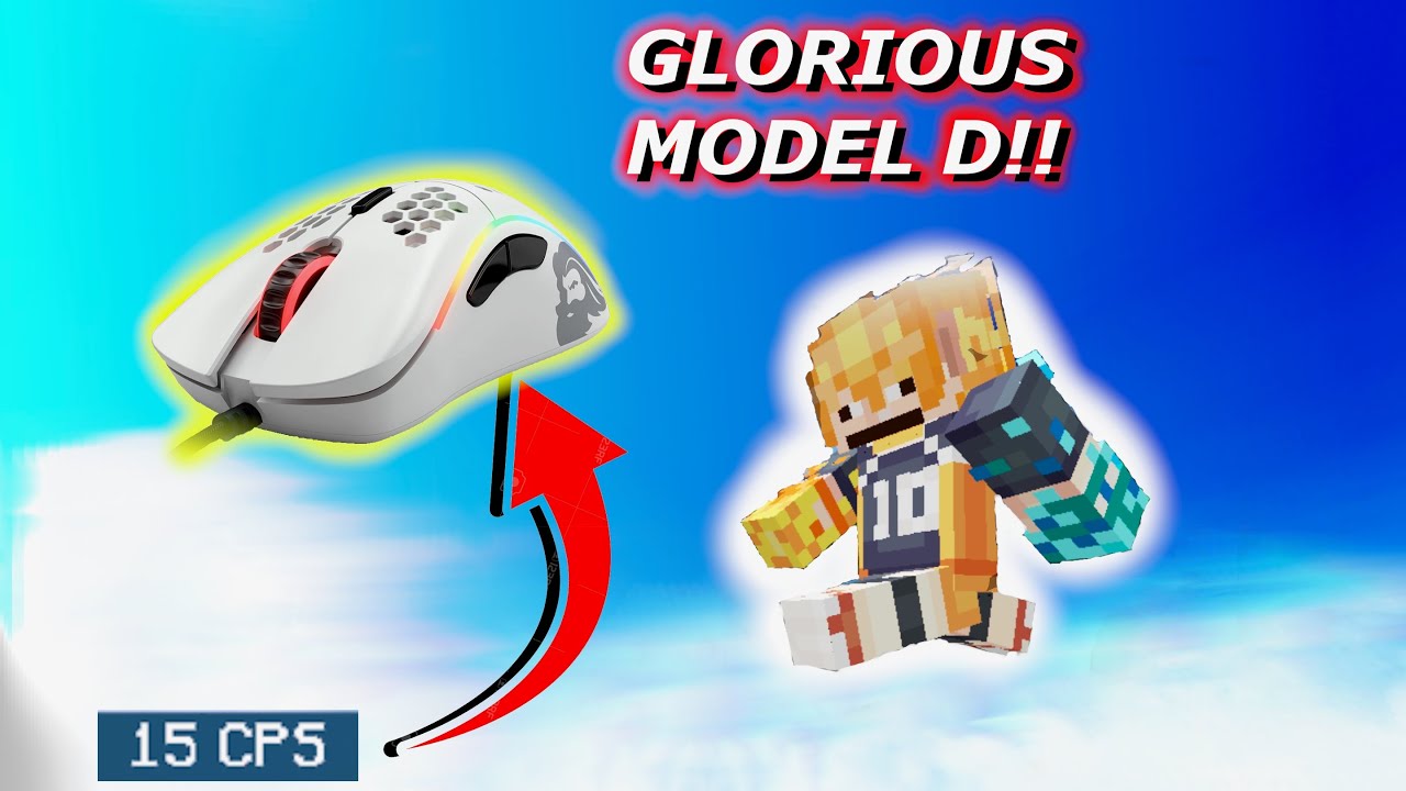 NEW MOUSE!! Glorious Model D Butterfly Click HANDCAM - Bedwars & Ranked ...