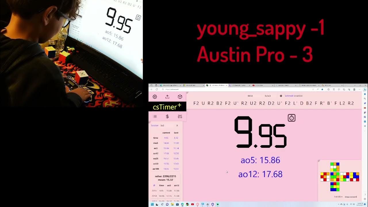 9.95 3x3 Single AGAIN - YouTube
