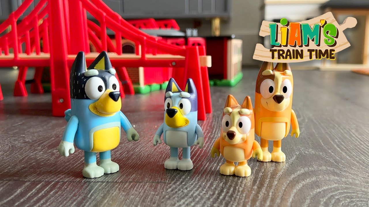 The Ultimate Wooden Train Track by Bluey - YouTube