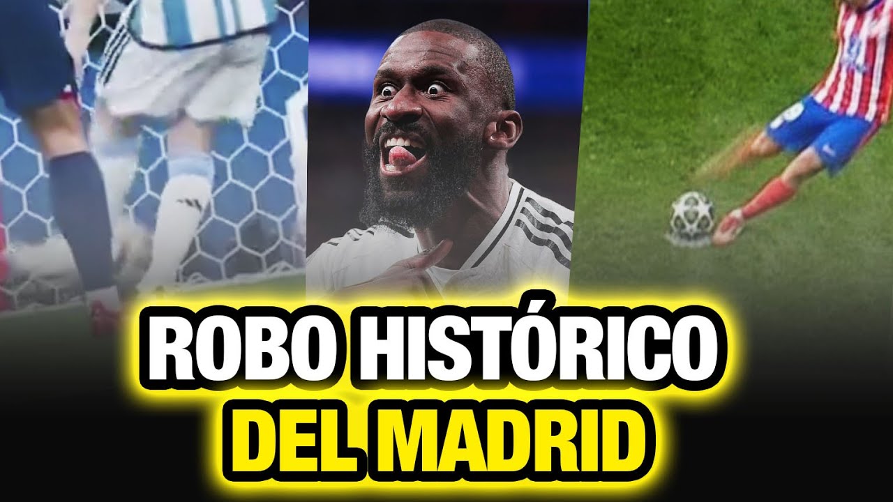 EL MADRID ROBA PENAL A JULIAN ALVAREZ (VINICIUS FALLA) - ATLETICO 1-0 ...