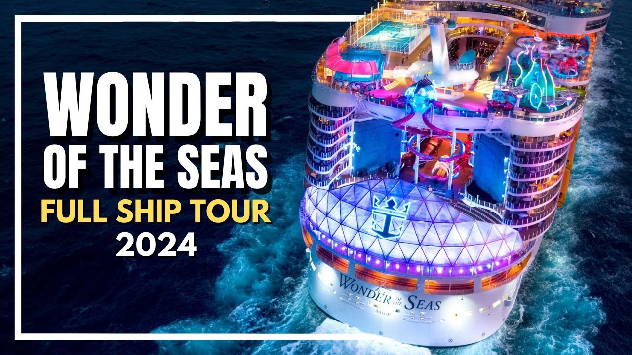 Wonder of the Seas Full Walkthrough Ship Tour in 4K, No Commentary ...