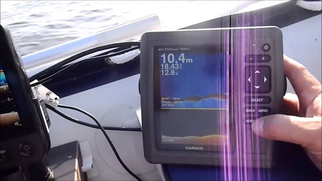 Raymarine Dragonfly и Garmin EchoMAP 50dv - YouTube