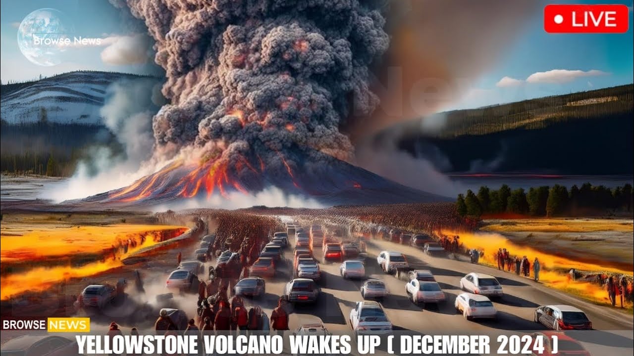 Terrifying! Yellowstone Supervolcano Eruption Live Cam Rumbling Massive ...